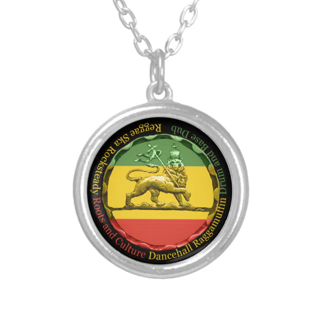 Rasta Reggae Pendant Necklace | Zazzle