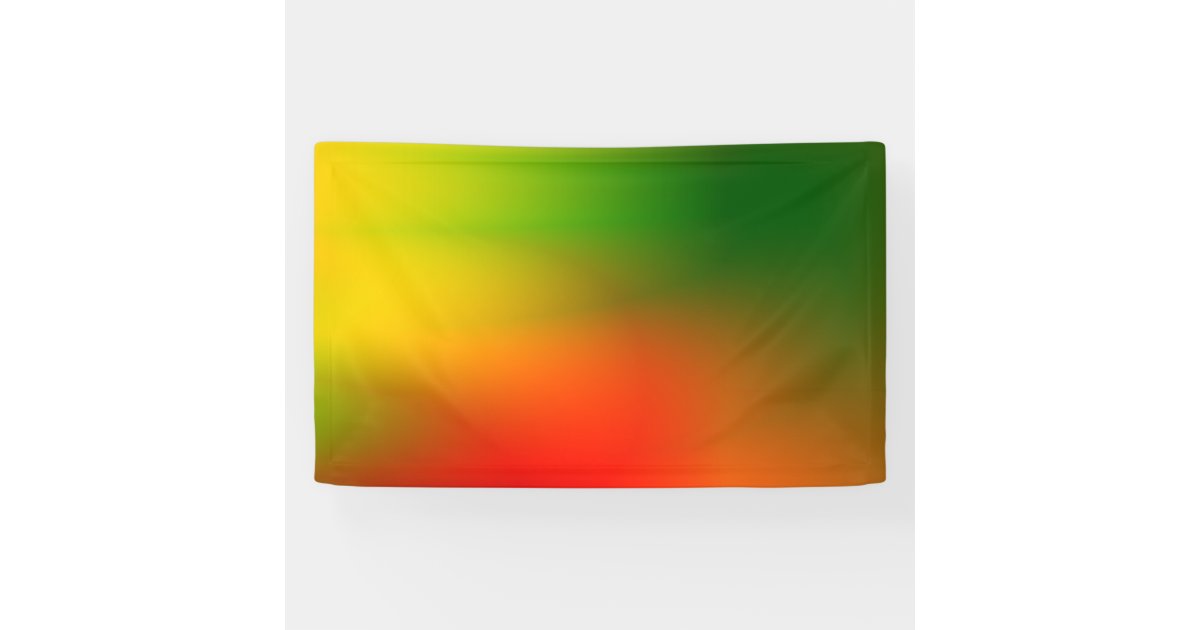 Rasta Splash of Color Banner | Zazzle