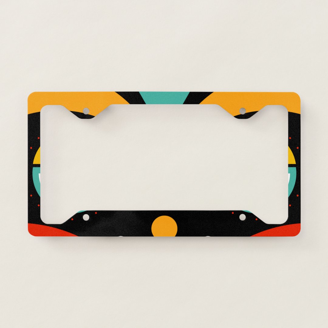 rasta tribal license plate frame | Zazzle