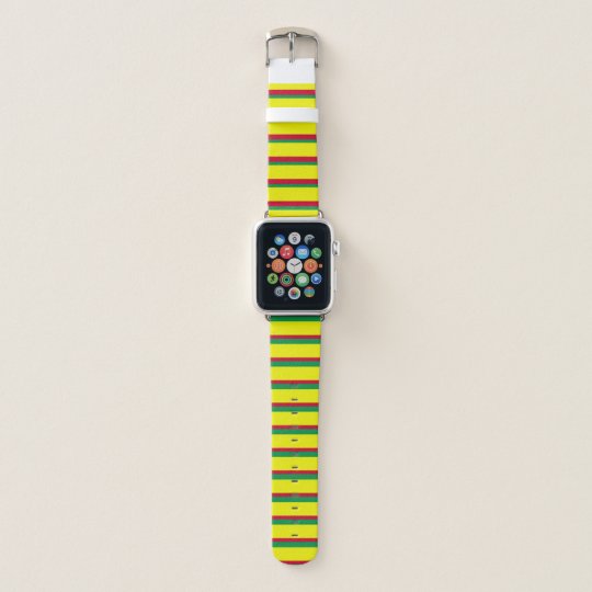 RASTA VINTAGE PREPPY RETRO PATTERN APPLE WATCH APPLE WATCH BAND ...
