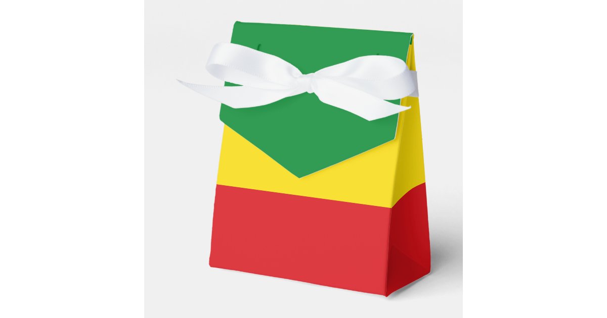 Rastafarian Flag Rasta Ethiopian Favor Boxes | Zazzle