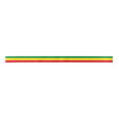 Rastafarian Flag Rasta Ethiopian Satin Ribbon | Zazzle