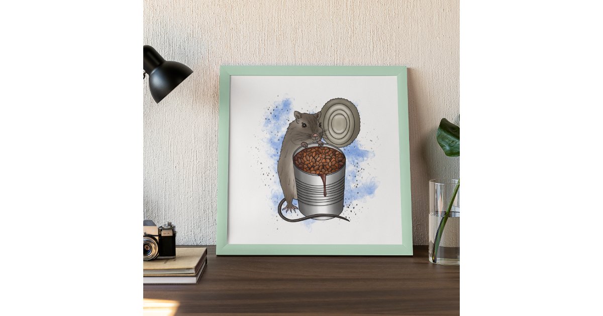 Rat and Bake Beans Poster | Zazzle