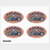 Rat Man II -ov Oval Sticker | Zazzle