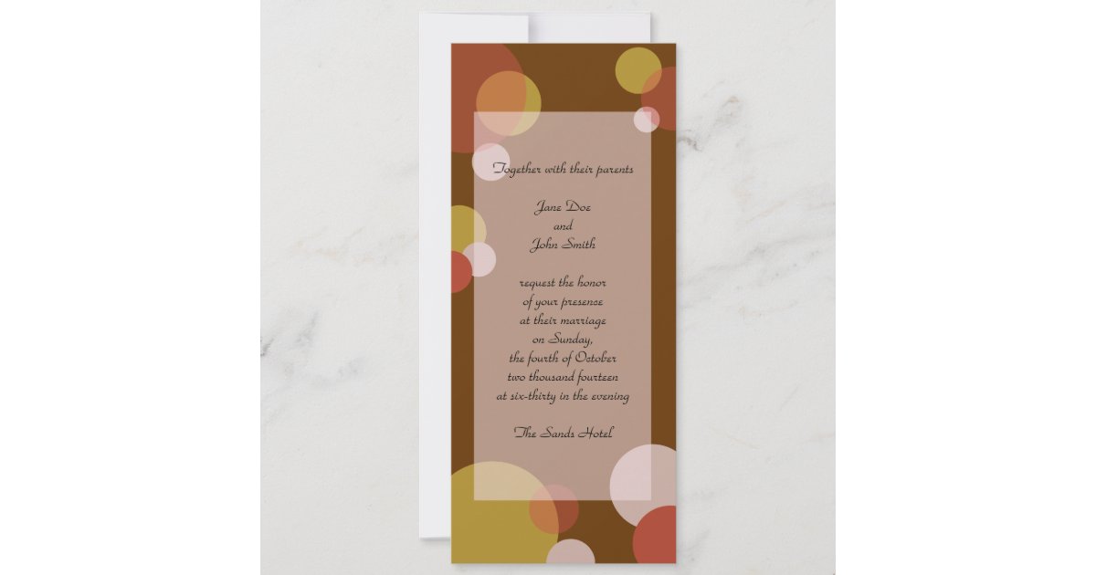 Rat Pack Invitation - Brown | Zazzle