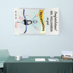 Rat Race Funny Retirement Banner | Zazzle