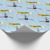 Rat Race Funny Retirement Wrapping Paper | Zazzle