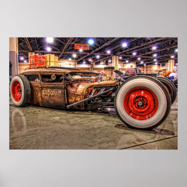 Rat Rod in HDR Poster | Zazzle