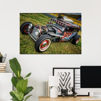 Rat Rod Poster | Zazzle
