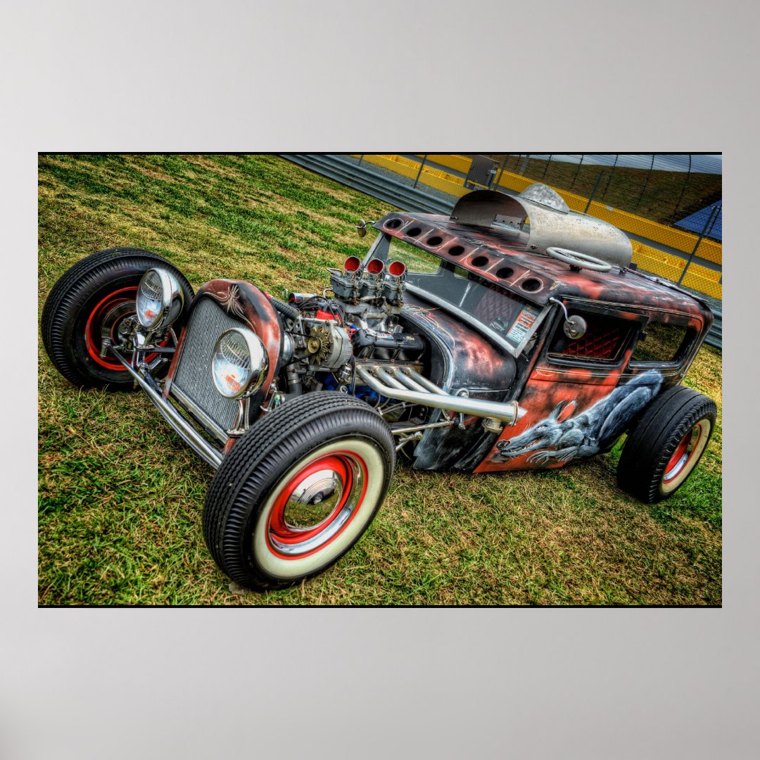 Rat Rod Poster | Zazzle