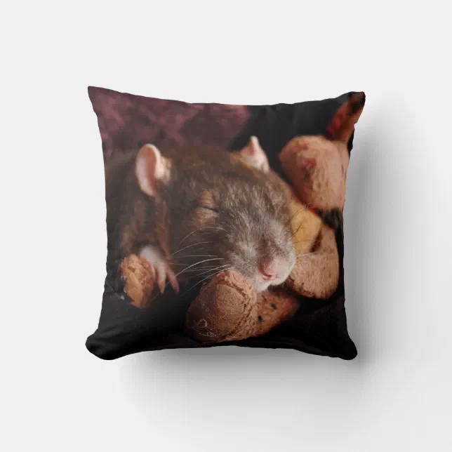Rat Throw Pillow | Zazzle