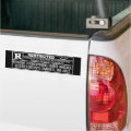 Rated R Bumper Sticker | Zazzle
