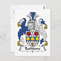 Rathbone Family Crest Postcard | Zazzle