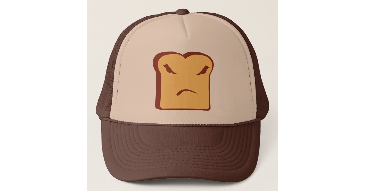 Rather Angry Toast Trucker Hat | Zazzle
