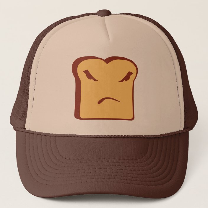 Rather Angry Toast Trucker Hat | Zazzle.com