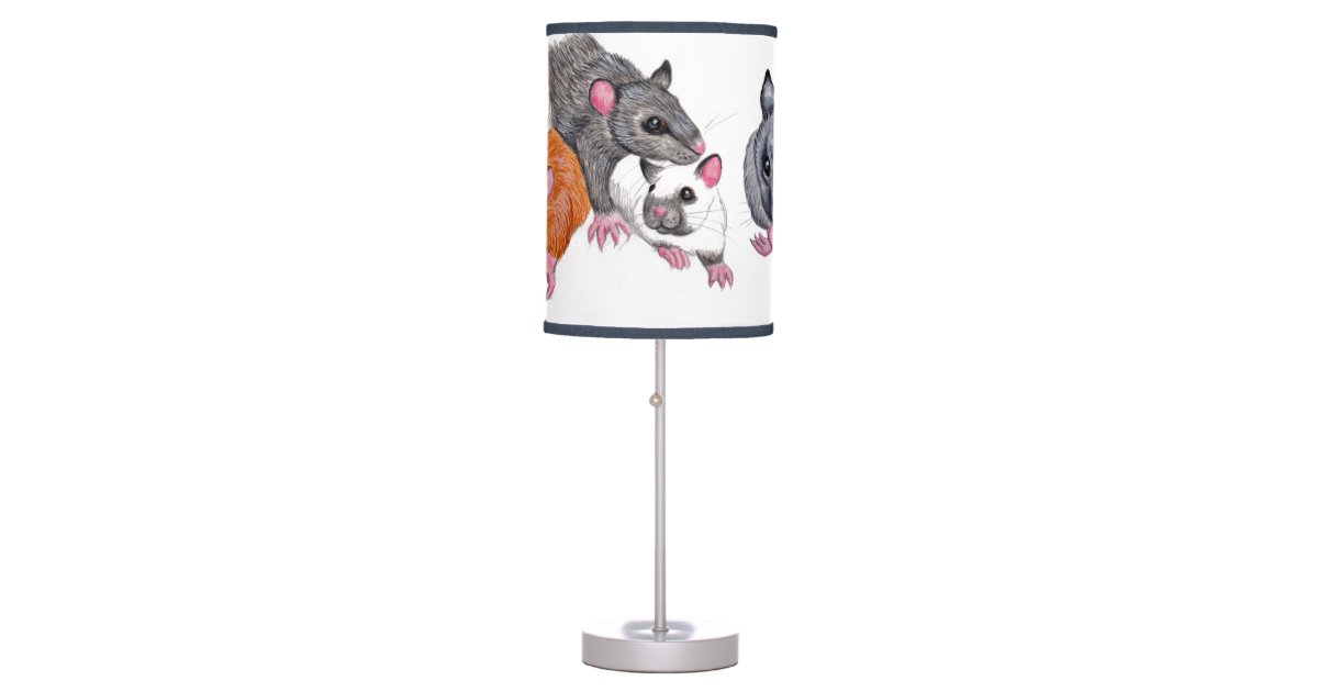 rats Table Lamp | Zazzle