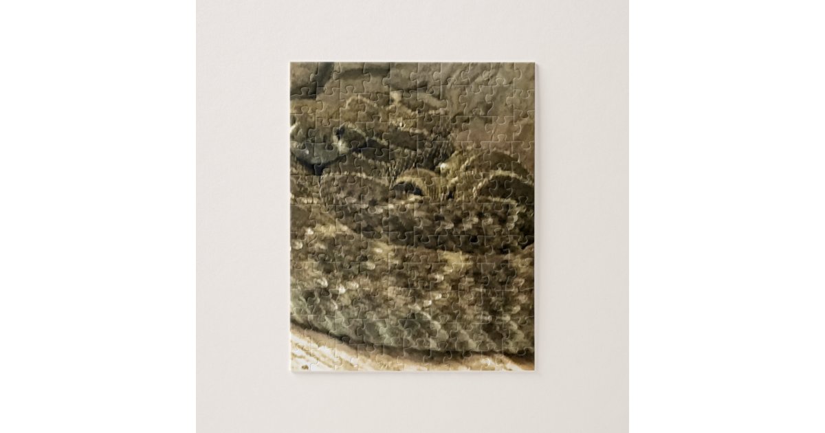 Rattle Snake Jigsaw Puzzle | Zazzle
