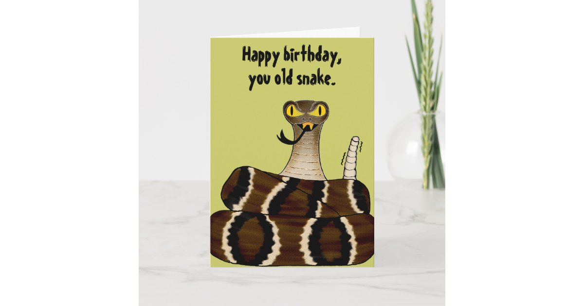 Rattler Card | Zazzle