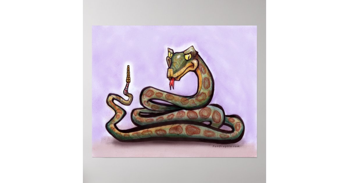 Rattlesnake Poster | Zazzle