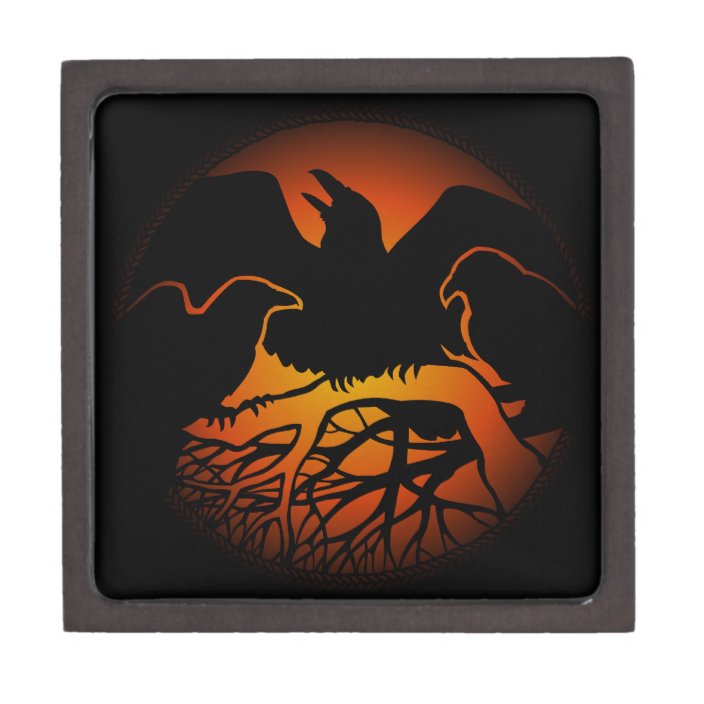 Raven Art Boxes Native Raven Art Gift Boxes | Zazzle.com