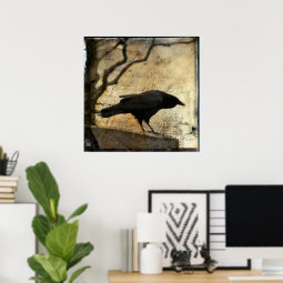 Raven Art Poster | Zazzle