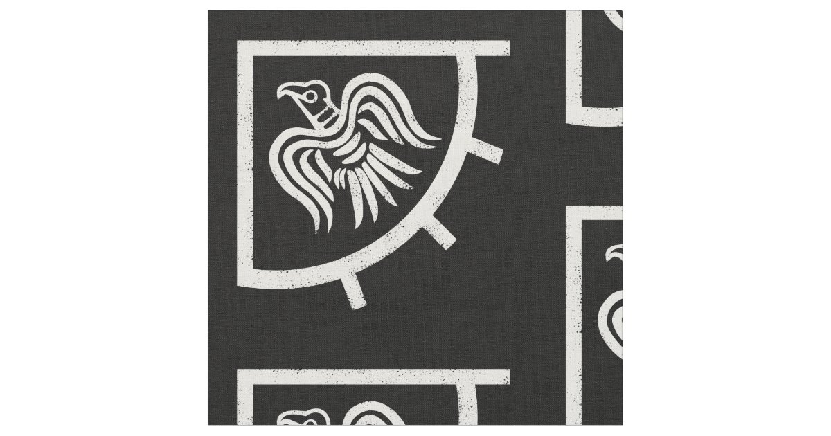 Raven Banner Viking Flag Fabric | Zazzle