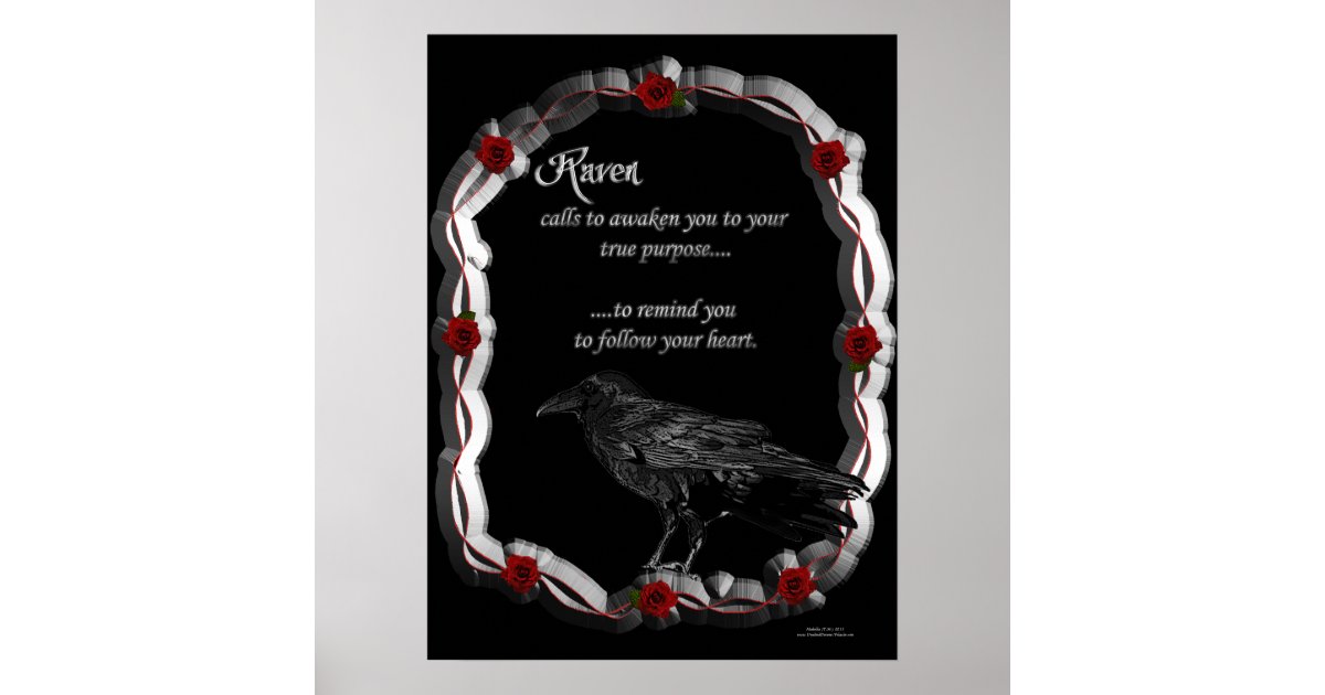 Raven Calling Poster | Zazzle