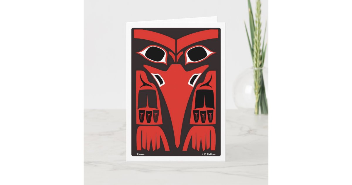 Raven Card | Zazzle