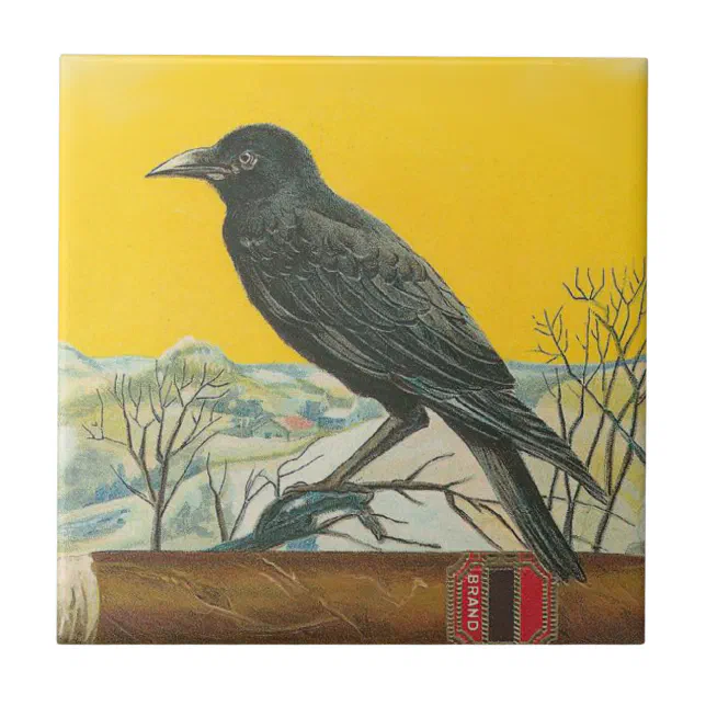 Raven Ceramic Tile | Zazzle
