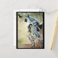 Raven Faery Postcard | Zazzle