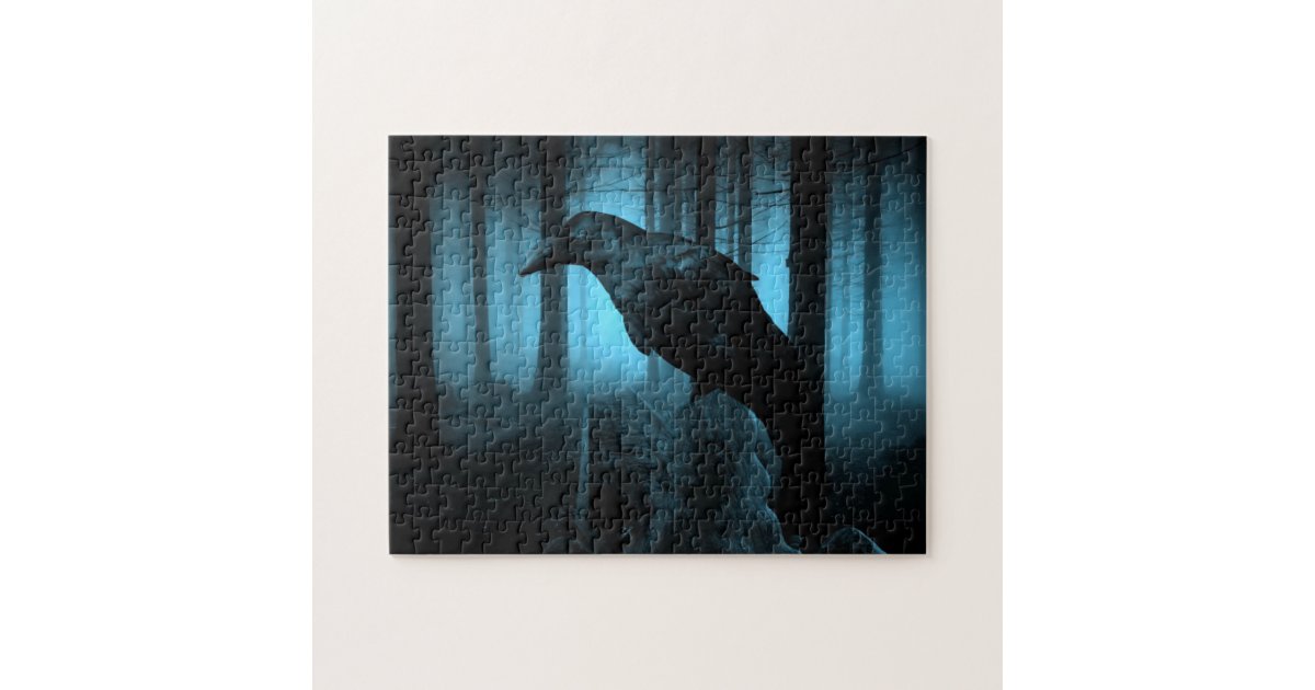 Raven in Forest Jigsaw Puzzle | Zazzle