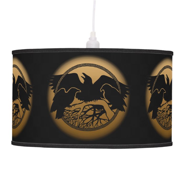 Raven Lamp Black Crow / Raven Art Lamps & Decor | Zazzle.com
