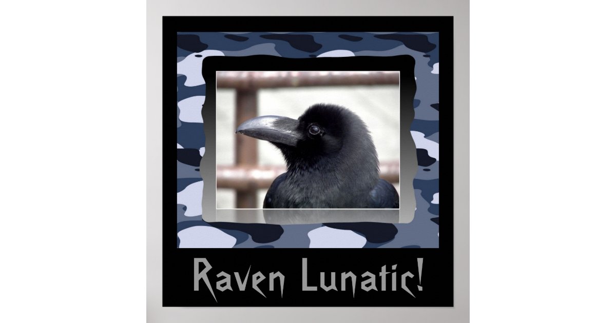 Raven Lunatic! Poster | Zazzle