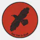Raven On Red Classic Round Sticker | Zazzle