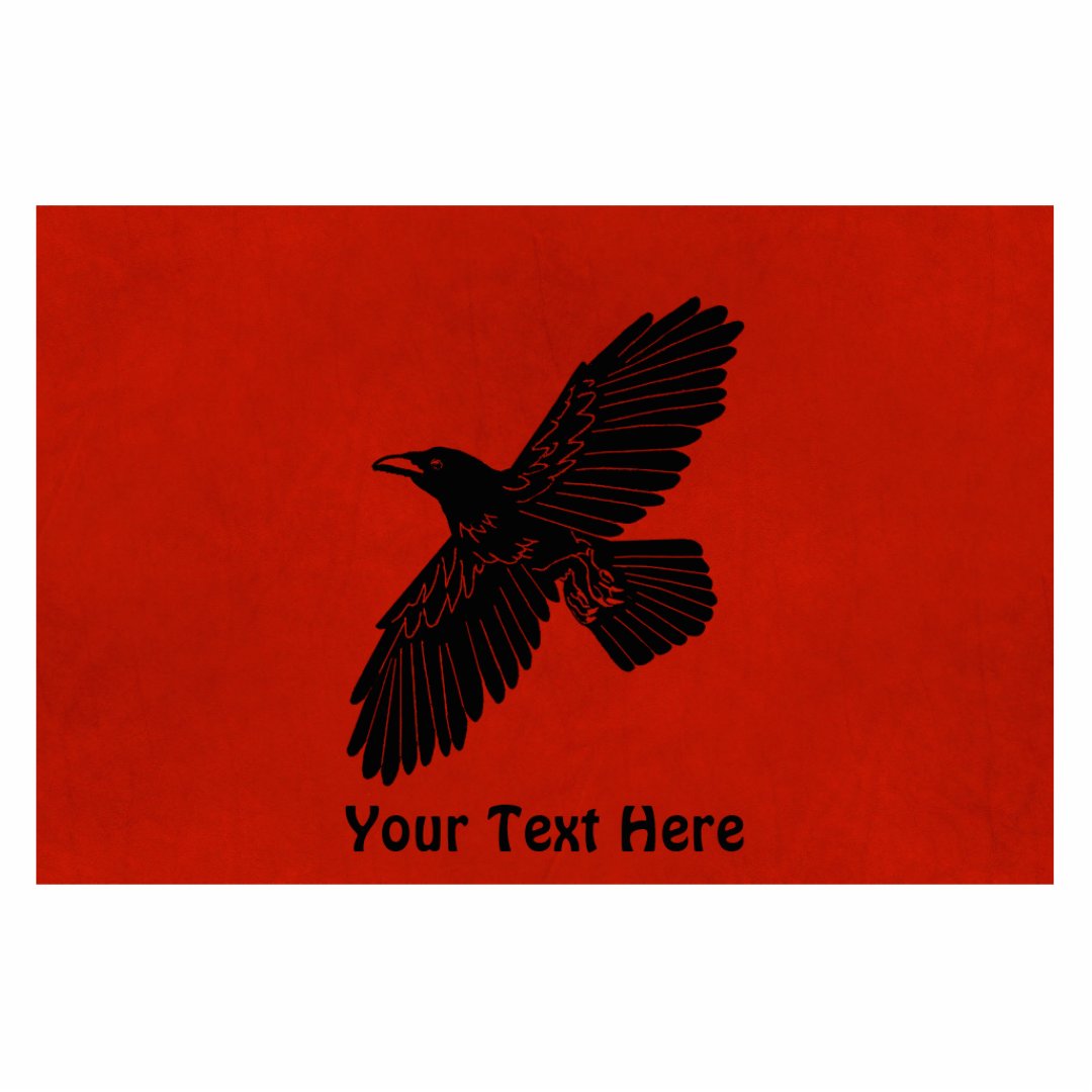 Raven On Red Cutout | Zazzle