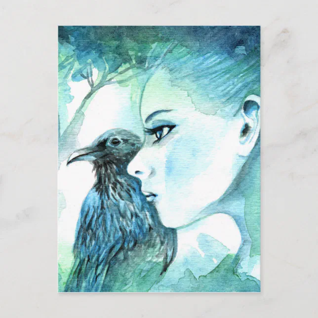 Raven Postcard | Zazzle