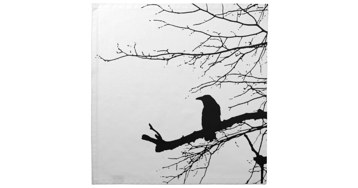 Raven Ravenware napkin | Zazzle