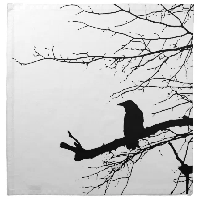 Raven Ravenware napkin | Zazzle