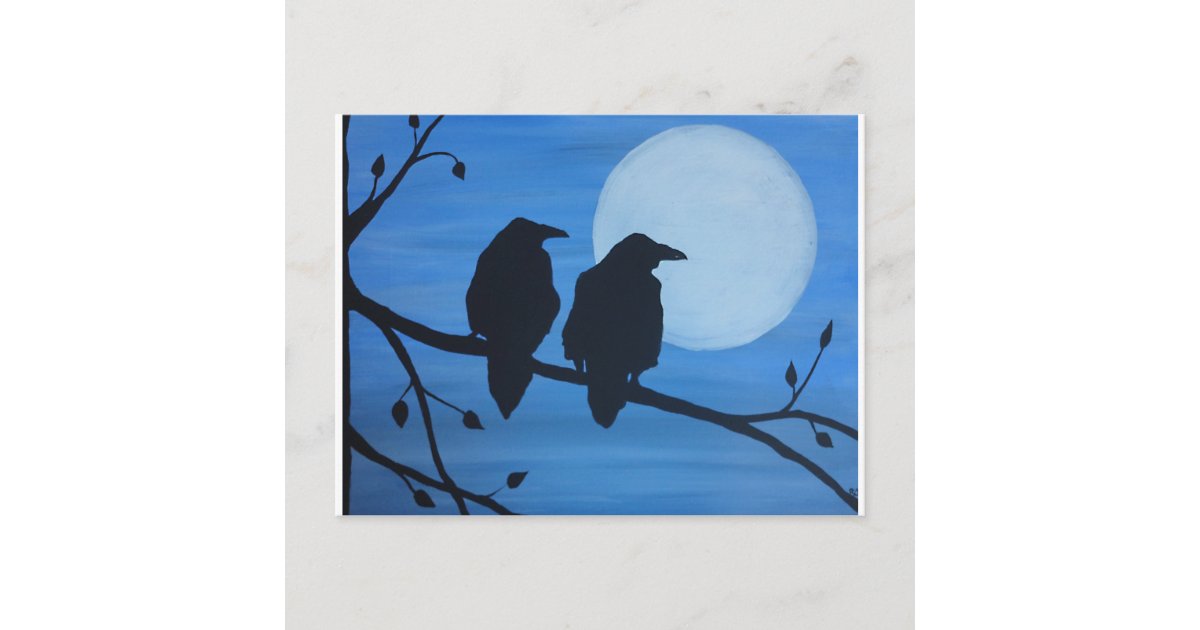 Raven Sentry Postcard | Zazzle