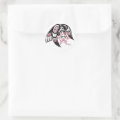 Raven Stealing the Sun Classic Round Sticker | Zazzle