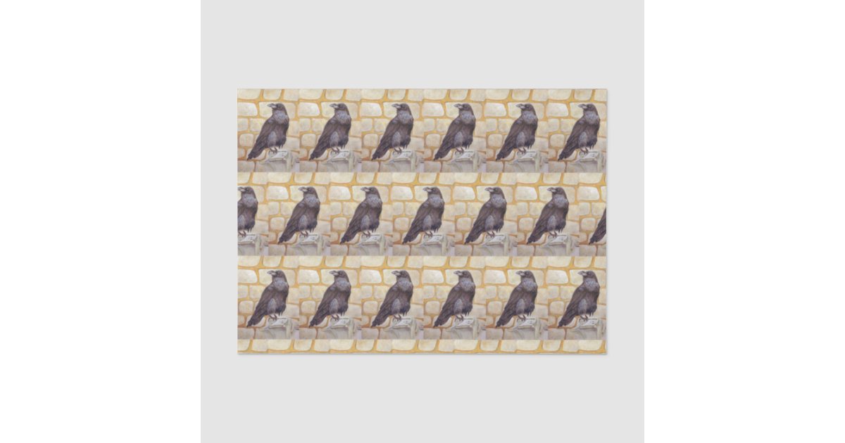 Raven Tissue Paper | Zazzle