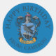 Ravenclaw Coat of Arms | Happy Birthday Classic Round Sticker | Zazzle