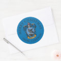 Ravenclaw Coat of Arms | Merry Christmas Classic Round Sticker | Zazzle