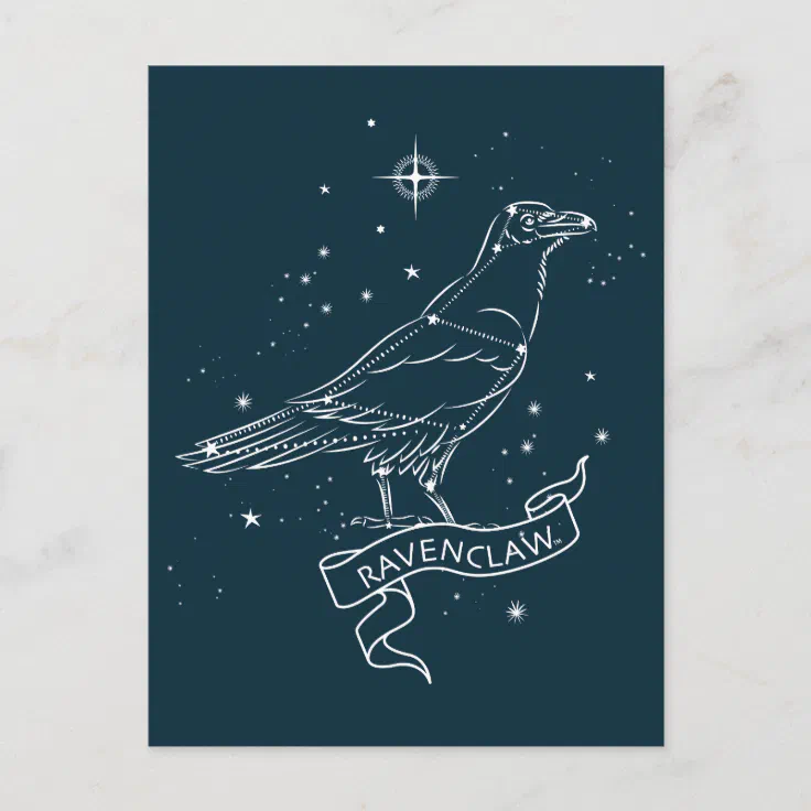 RAVENCLAW™ Constellation Graphic Holiday Postcard | Zazzle