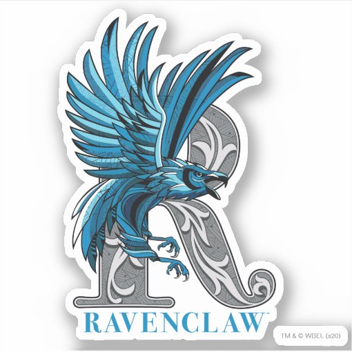 RAVENCLAW™ Crosshatched Emblem Sticker | Zazzle