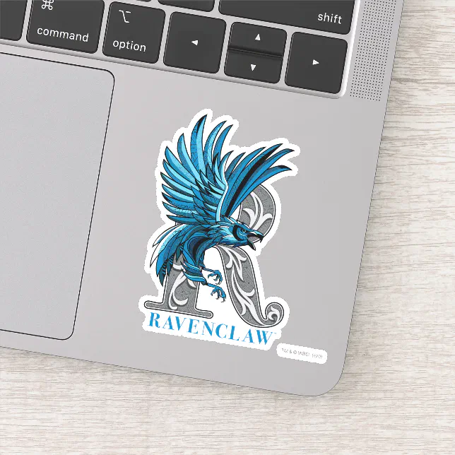 RAVENCLAW™ Crosshatched Emblem Sticker | Zazzle