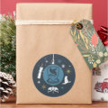 RAVENCLAW™ Holiday Bauble Graphic Classic Round Sticker | Zazzle