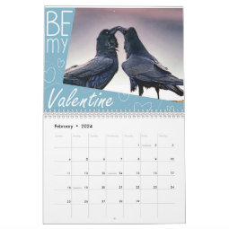Ravenesque magical Bird 2018 18 month calendar | Zazzle