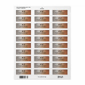 Ravens Halloween Wedding Return Address Label | Zazzle