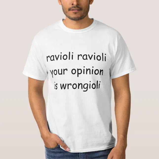 Ravioli T-Shirt | Zazzle